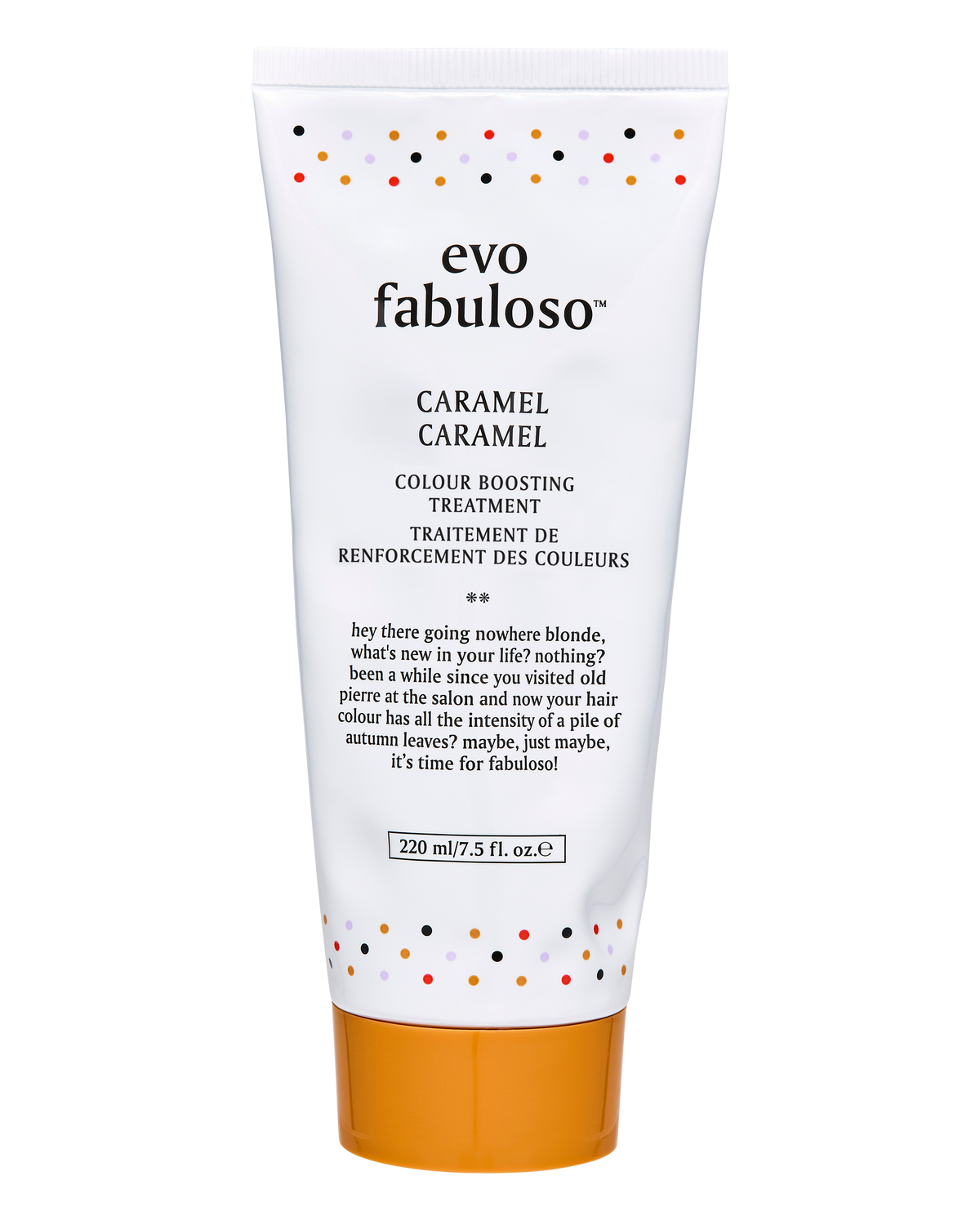 Evo Fabuloso Caramel Colour Boosting Treatment 220ml tube | MissPalettable
